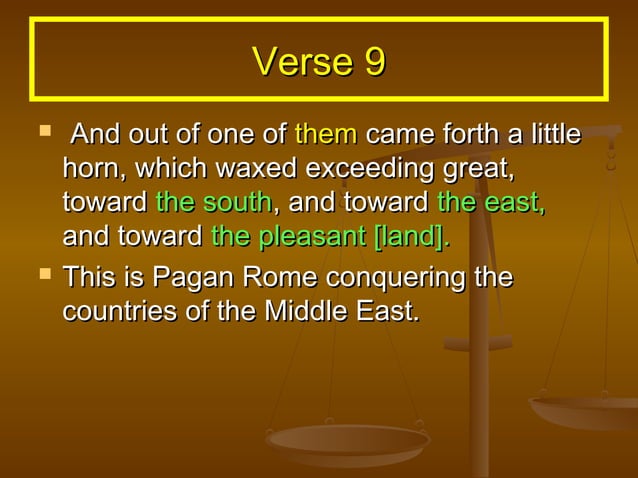 The Vision of Daniel 8 | PPT