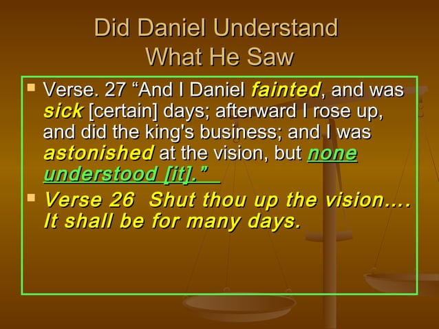 The Vision of Daniel 8 | PPT