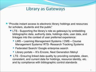 Vision of Library Technical Services | PPT