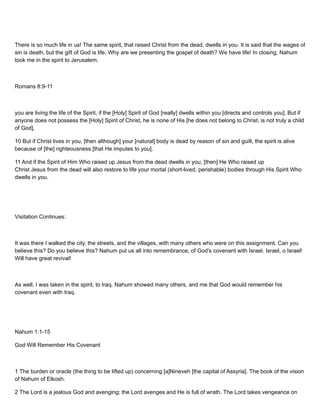 Vision of the Prophet Nahum Sister Lara | PDF | Christianity | Religion ...