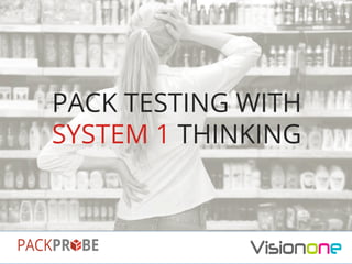 Introduction to Vision One's Packprobe Packaging Research Tool | PPT