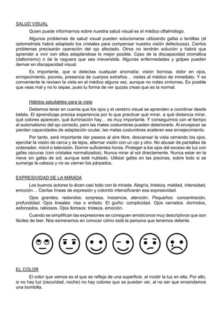 Visión y percepción visual | PDF
