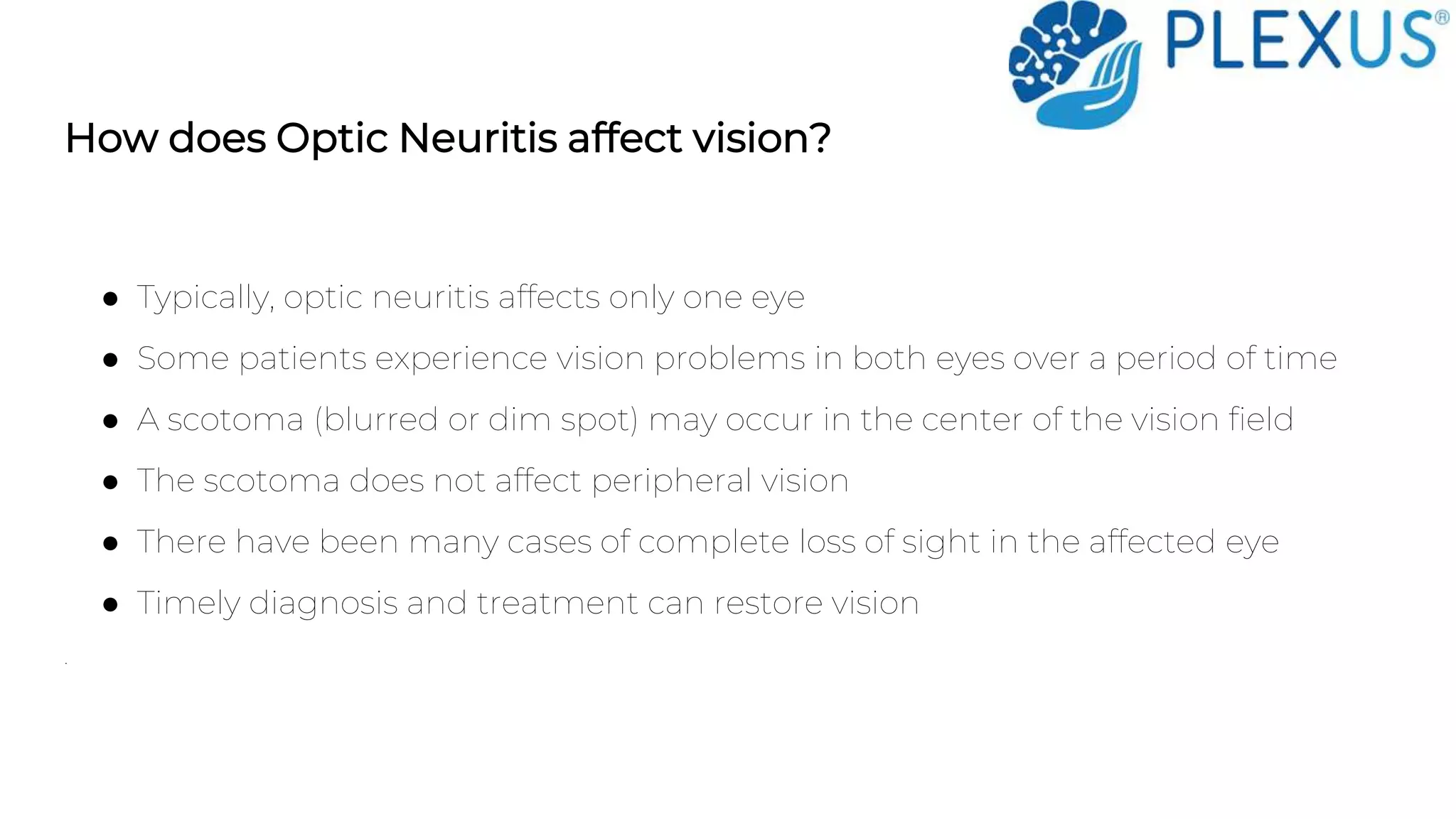 Vision Problems in Multiple Sclerosis | PPTX
