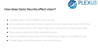 Vision Problems in Multiple Sclerosis | PPTX