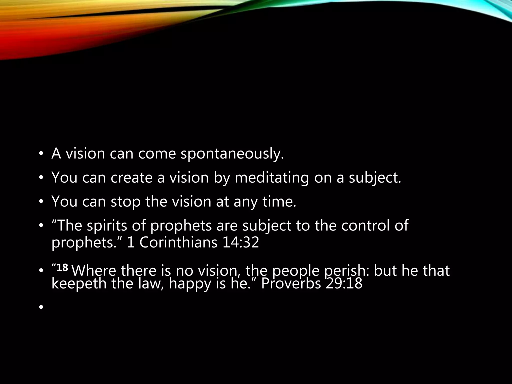 Visionsinthebible 160713035425 | PPTX
