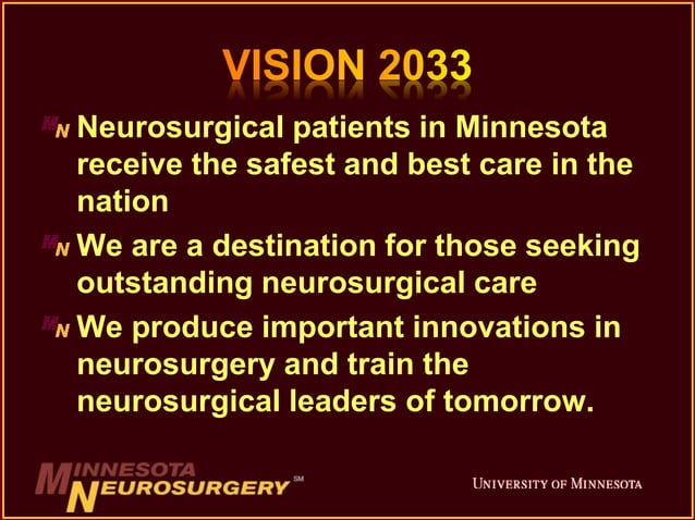 Neurosurgery Vision Slides | PPTX