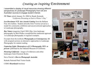 Visions Of Landscape | PPT