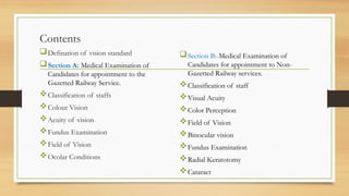 Vision Standard For Indian Railways PPT . | PPTX
