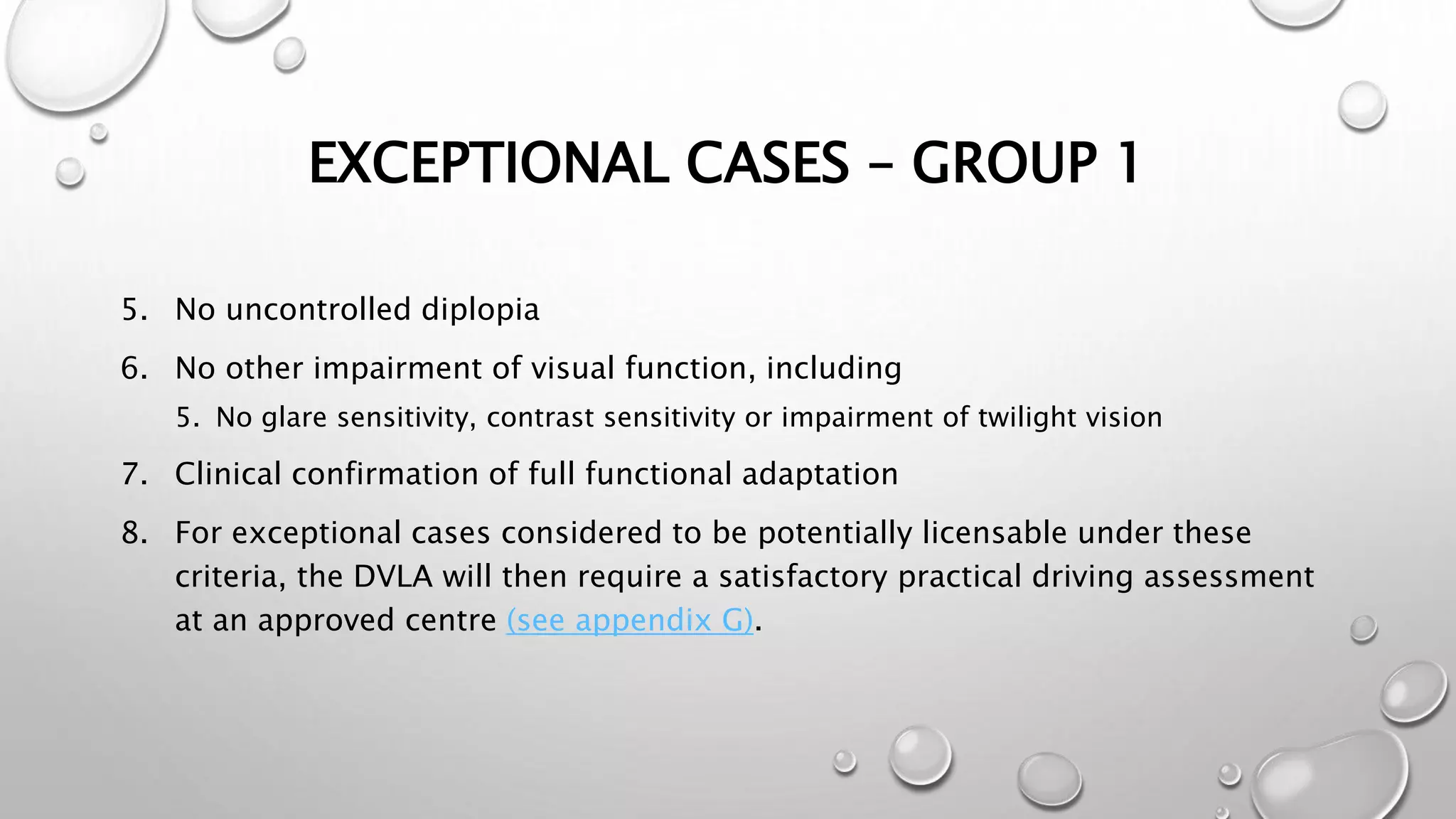 Vision standards for driving in UK | PPTX