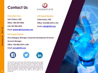 Visionstate Corporate Presentation: August 2022 | PDF