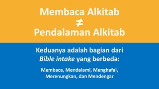 Pentingnya PA dan Gereja | PDF