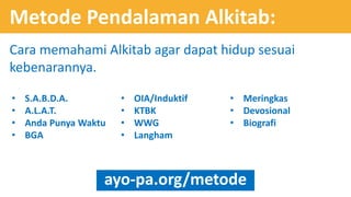 Pentingnya PA dan Gereja | PPT