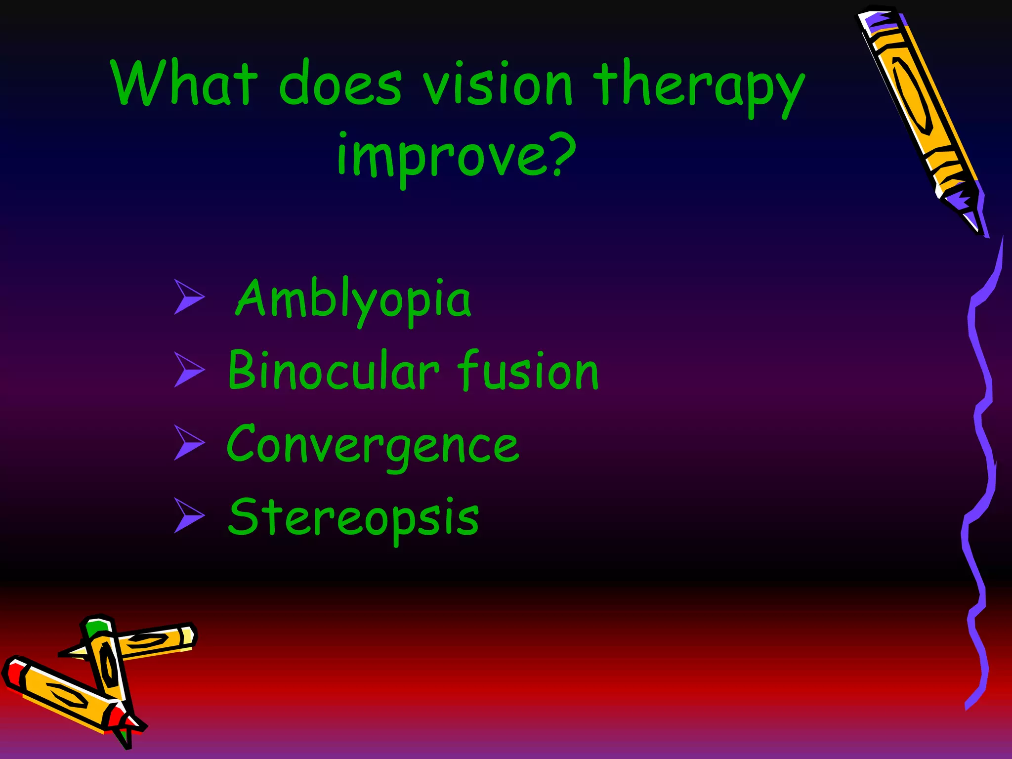 Vision therapy arya | PPT