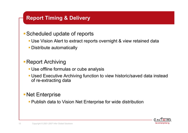 Vision Reporting - Configuration Tips | PDF