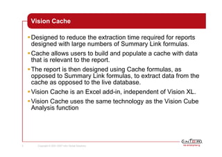 Vision Reporting - Configuration Tips | PDF