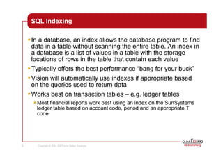 Vision Reporting - Configuration Tips | PDF
