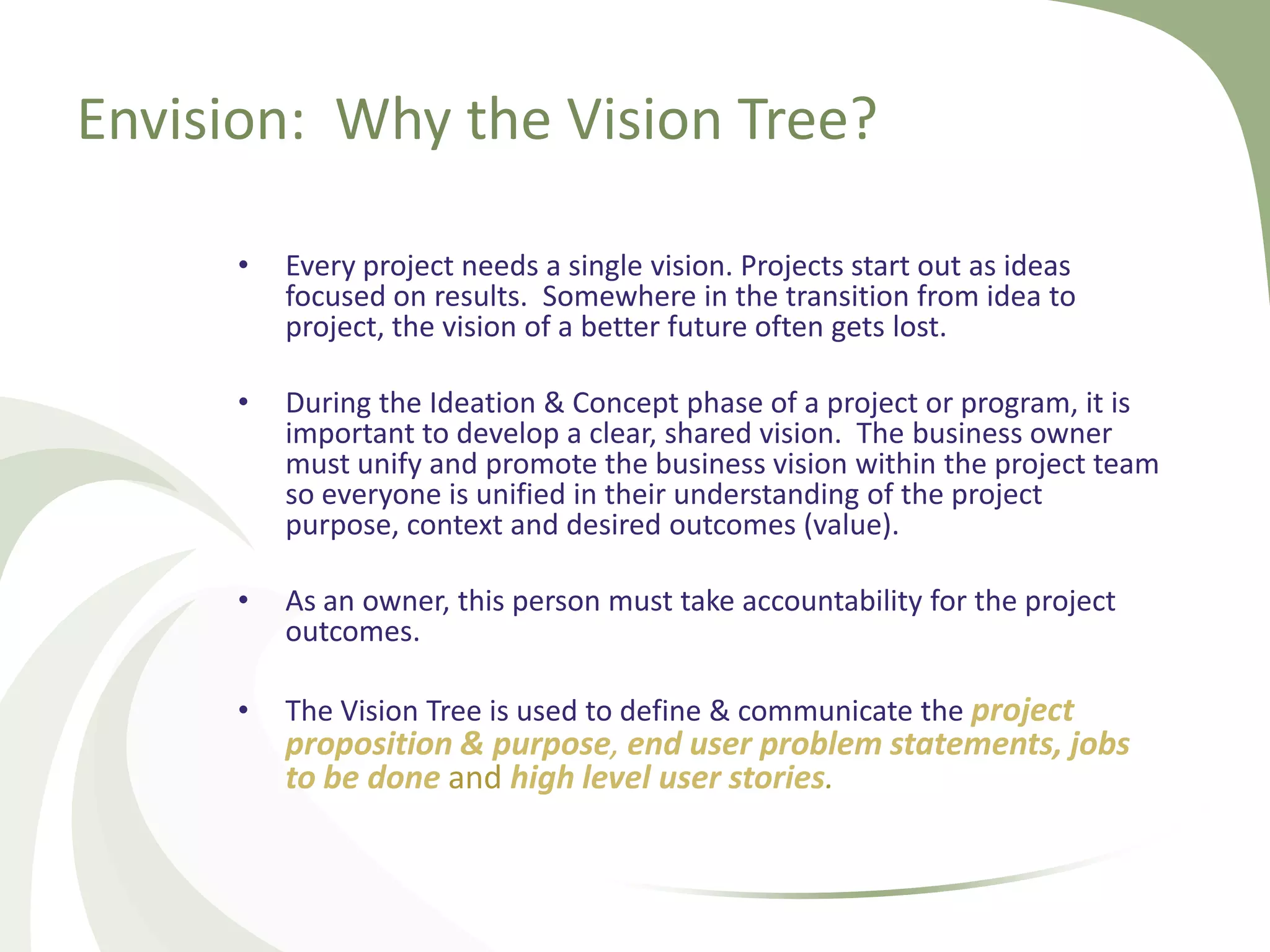 User centred Design Vision tree | PDF | Computer Software and ...