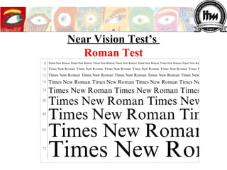 Vision & Visual Acuity | PPT