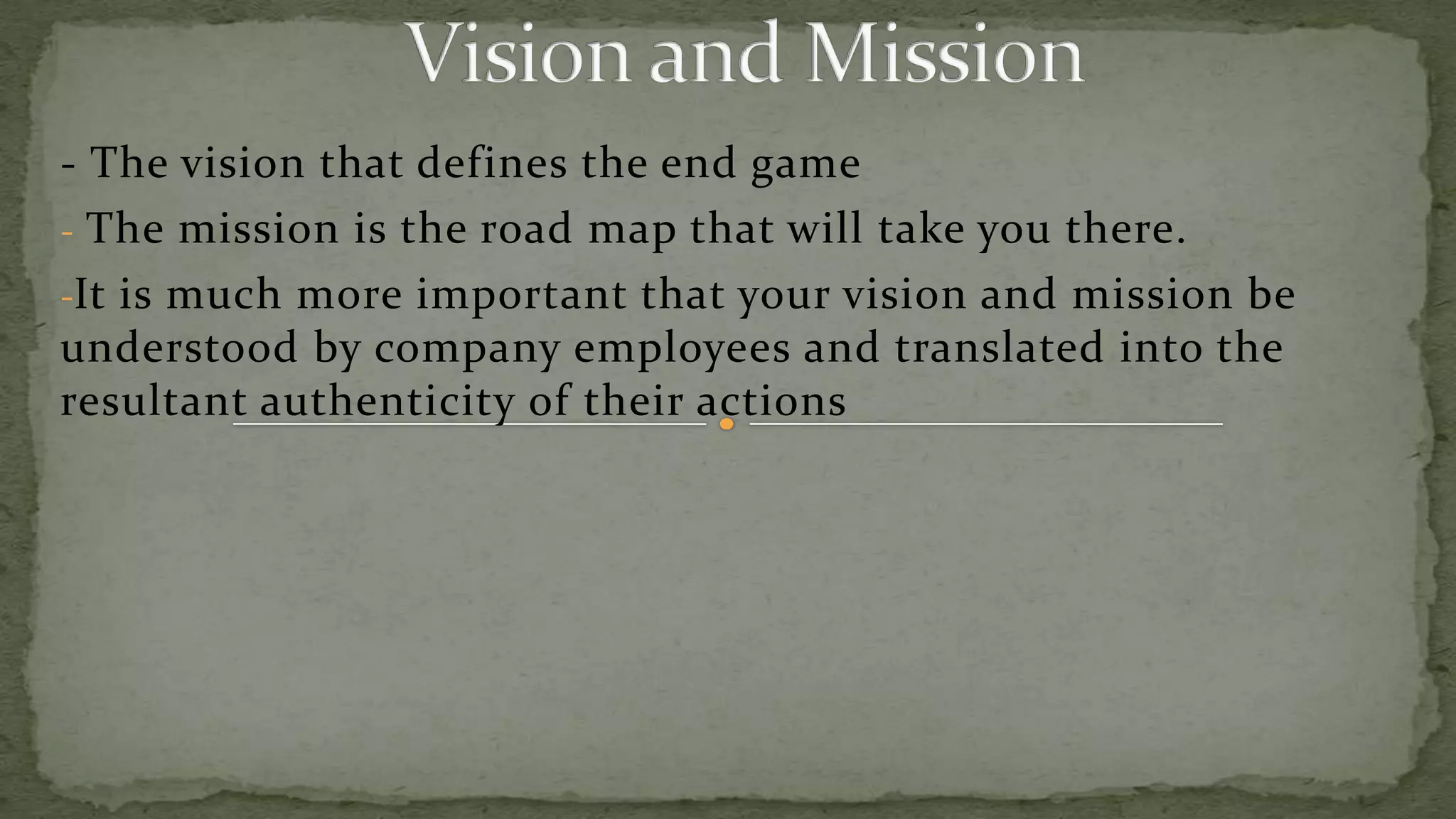 Vision vs mission | PPTX