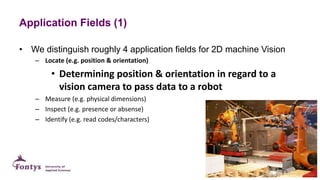 2D machine vision first lecture | PPT