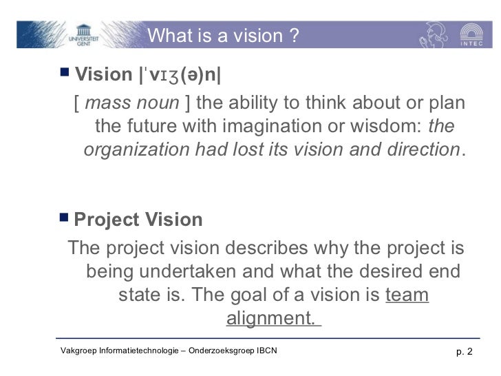 Vision workshop