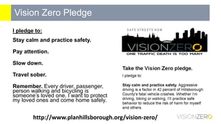 Hillsborough MPO Vision Zero | PPTX | Injuries | Diseases and Conditions