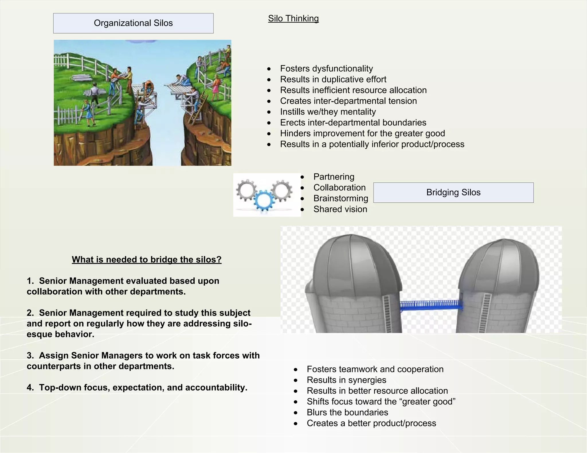 Bridging Organizational Silos | PDF