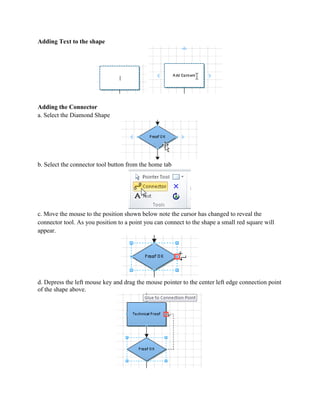 Visio tutorial 2013 | PDF