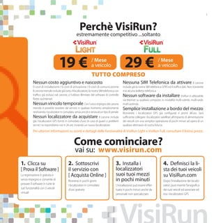 VisiRun Controllo Satellitate Localizzatori Gps Flotta | PDF