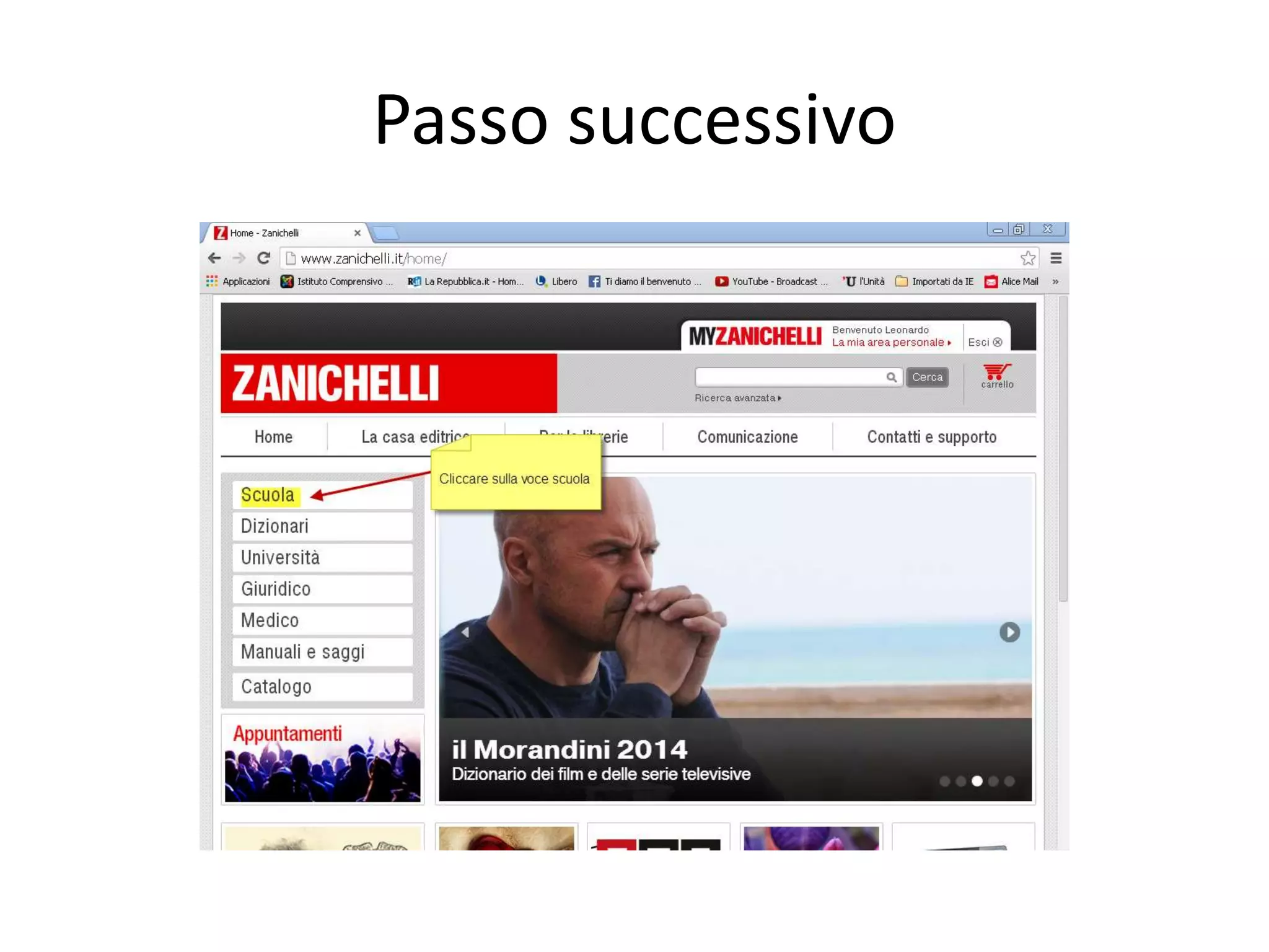 Visita al sito della zanichelli | PPTX