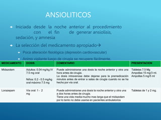 evaluacion preanestesica en pacientes para cirugia | PPTX