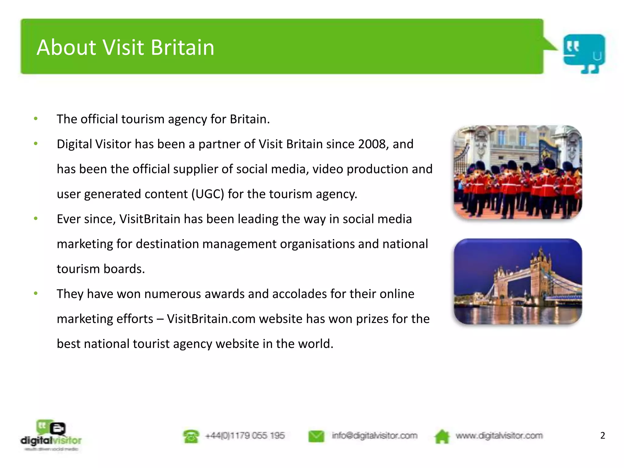 Visit Britain Case Study - Digital Visitor | PPTX