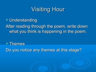 "Visiting Hour" | PPT