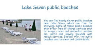 Visiting Lake Sevan - Lake Sevan beach - Lake Sevan Church | PPT