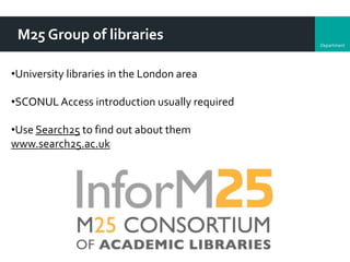 Visiting other libraries Oct 2014 - Drama & Theatre | PPT