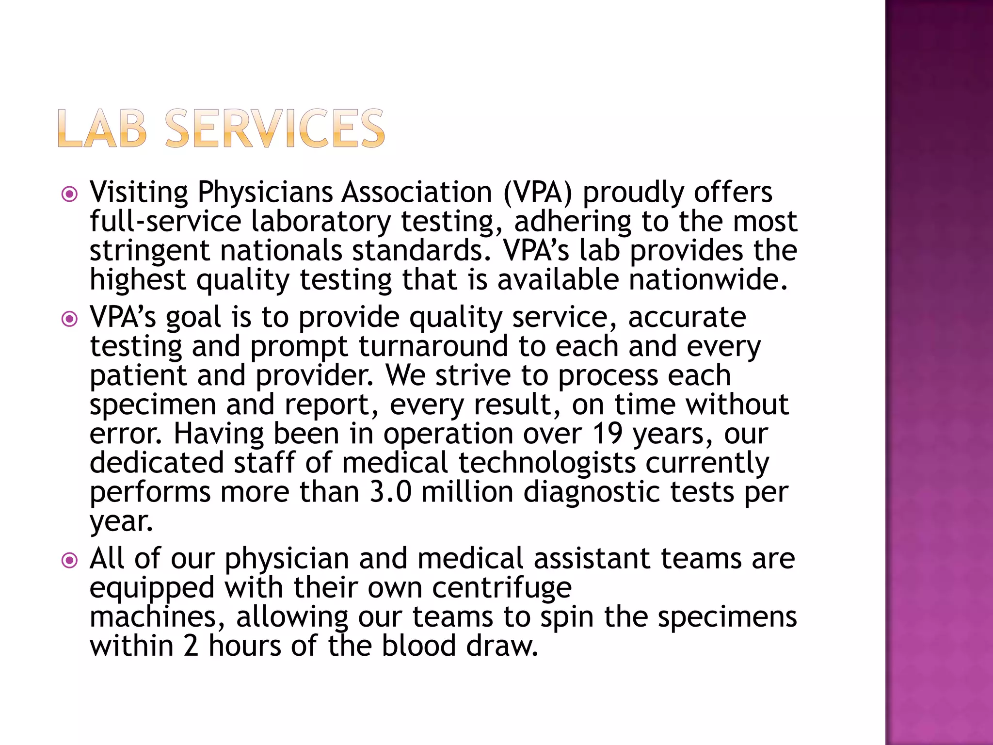 Visiting Physicians Association | PPTX | Physical Therapy | Wellness