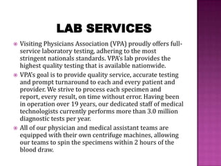 Visiting Physicians Association | PPTX