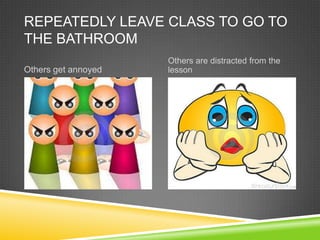 Visiting the bathroom during class | PPT