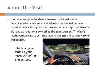 Campus Visit Module | PPTX