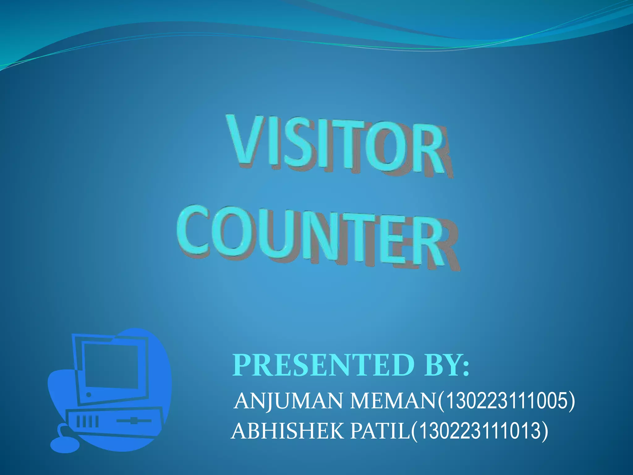 Visitor counter | PPTX
