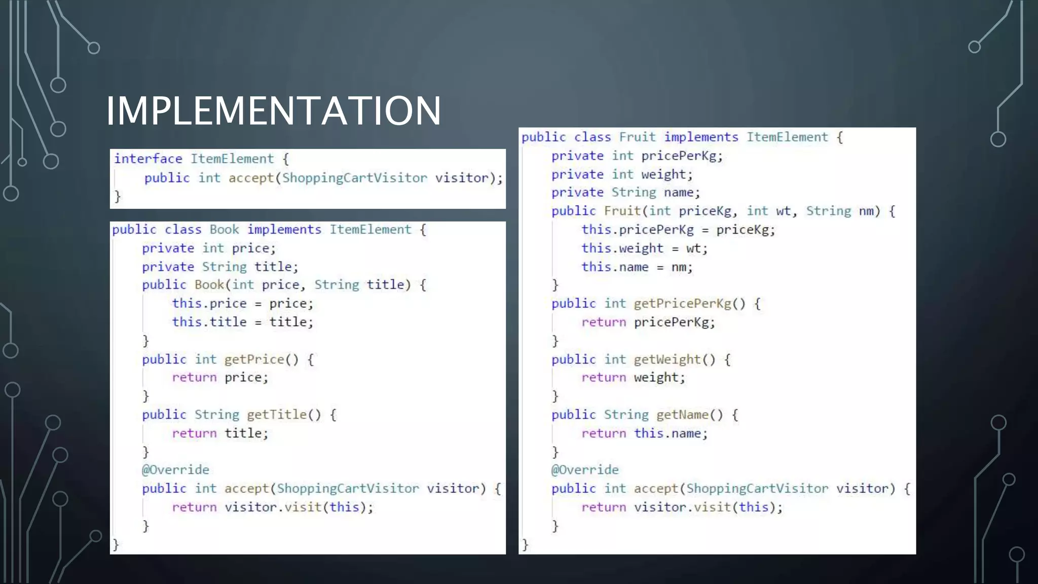 Visitor design pattern | PPTX