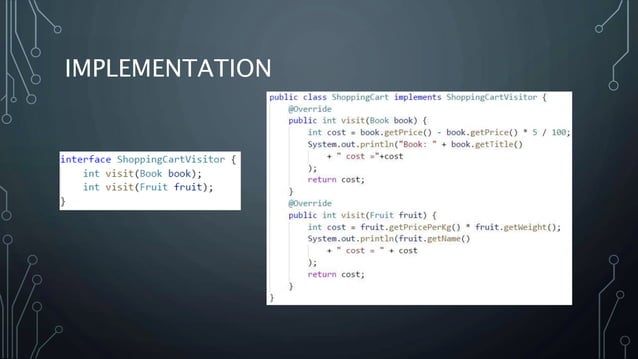 Visitor design pattern | PPTX