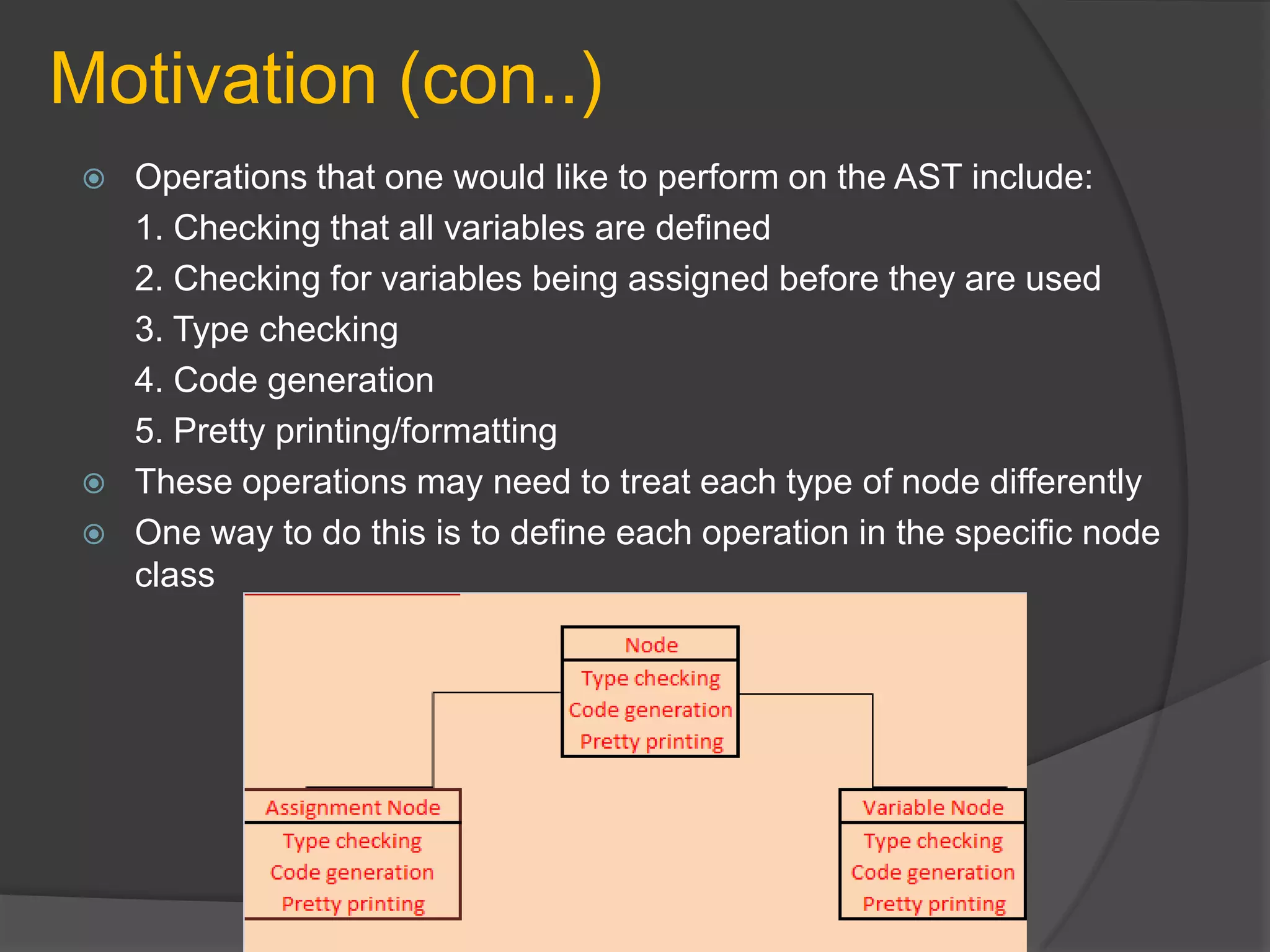 Visitor design patterns | PPTX