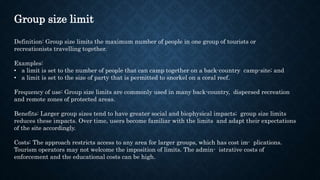 Visitor impact managment | PPTX