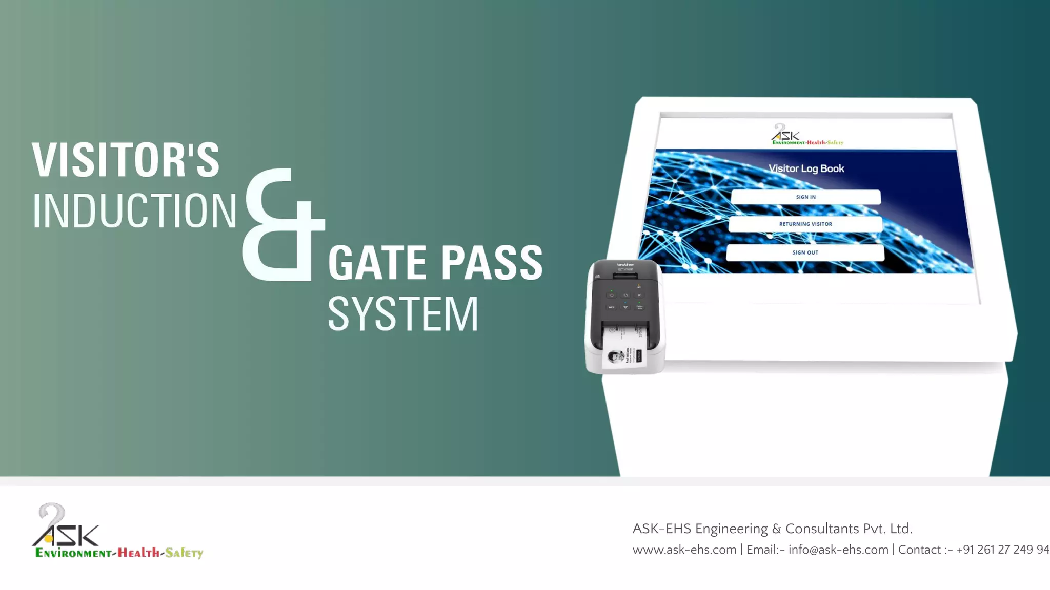 Visitor induction & gatepass system | PDF