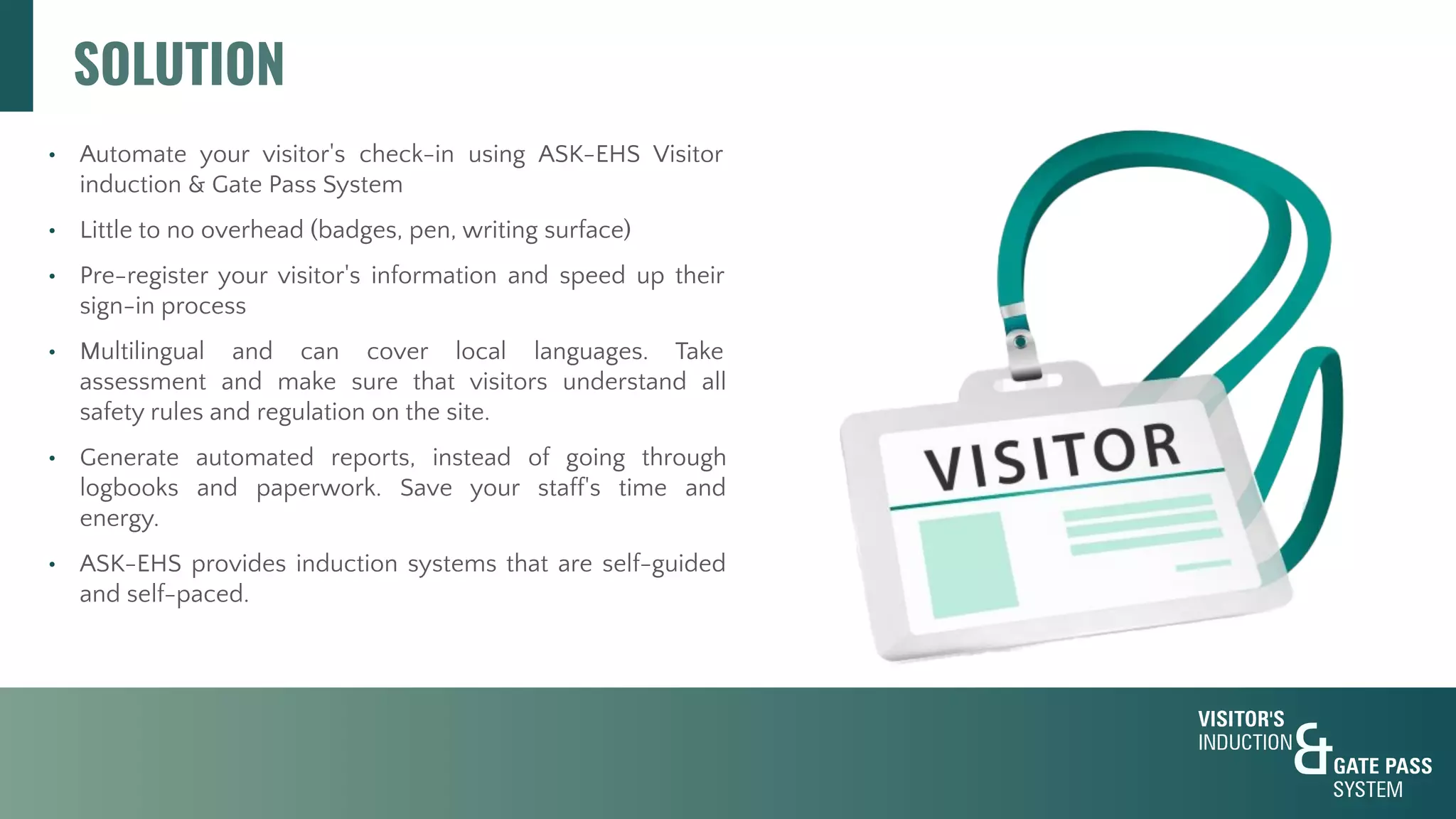 Visitor induction & gatepass system | PDF