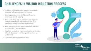 Visitor induction & gatepass system | PDF