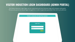 Visitor induction & gatepass system | PDF