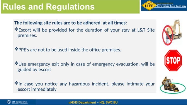 Visitor Induction PPT for new joining labours | PPTX