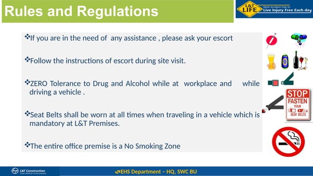 Visitor Induction PPT for new joining labours | PPTX